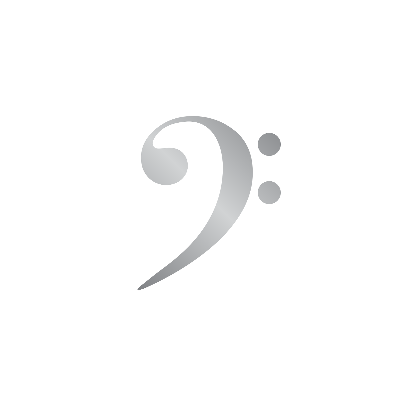 Bass Clef Music Symbol – Goodall Vinyl