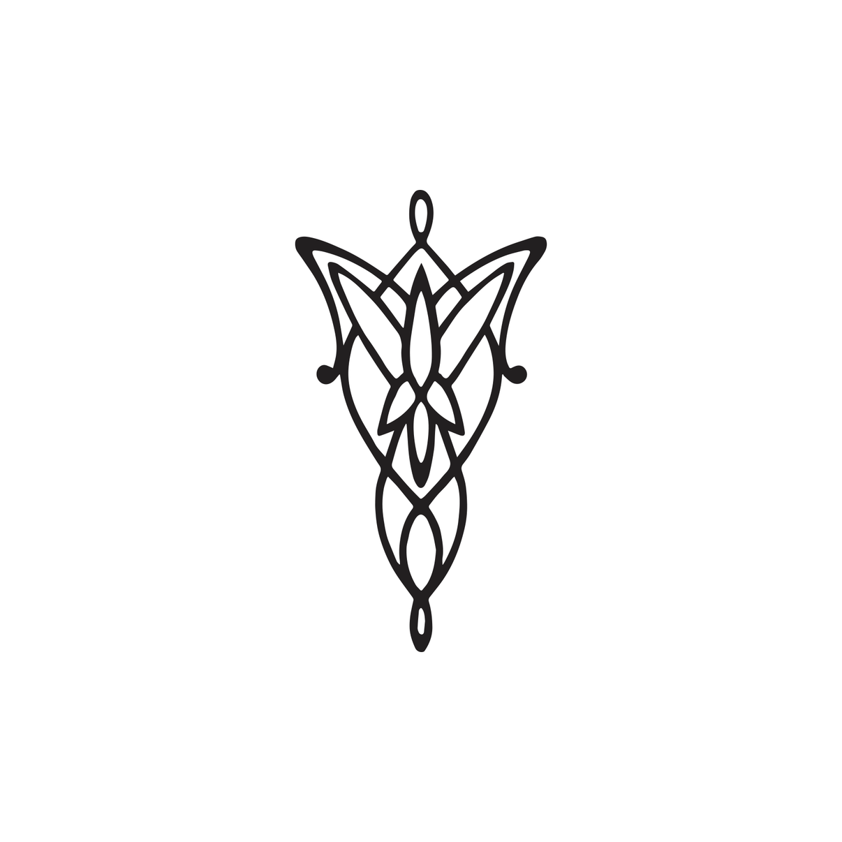 LOTR Lord of the Rings Arwin Evenstar Necklace Pendant – Goodall Vinyl