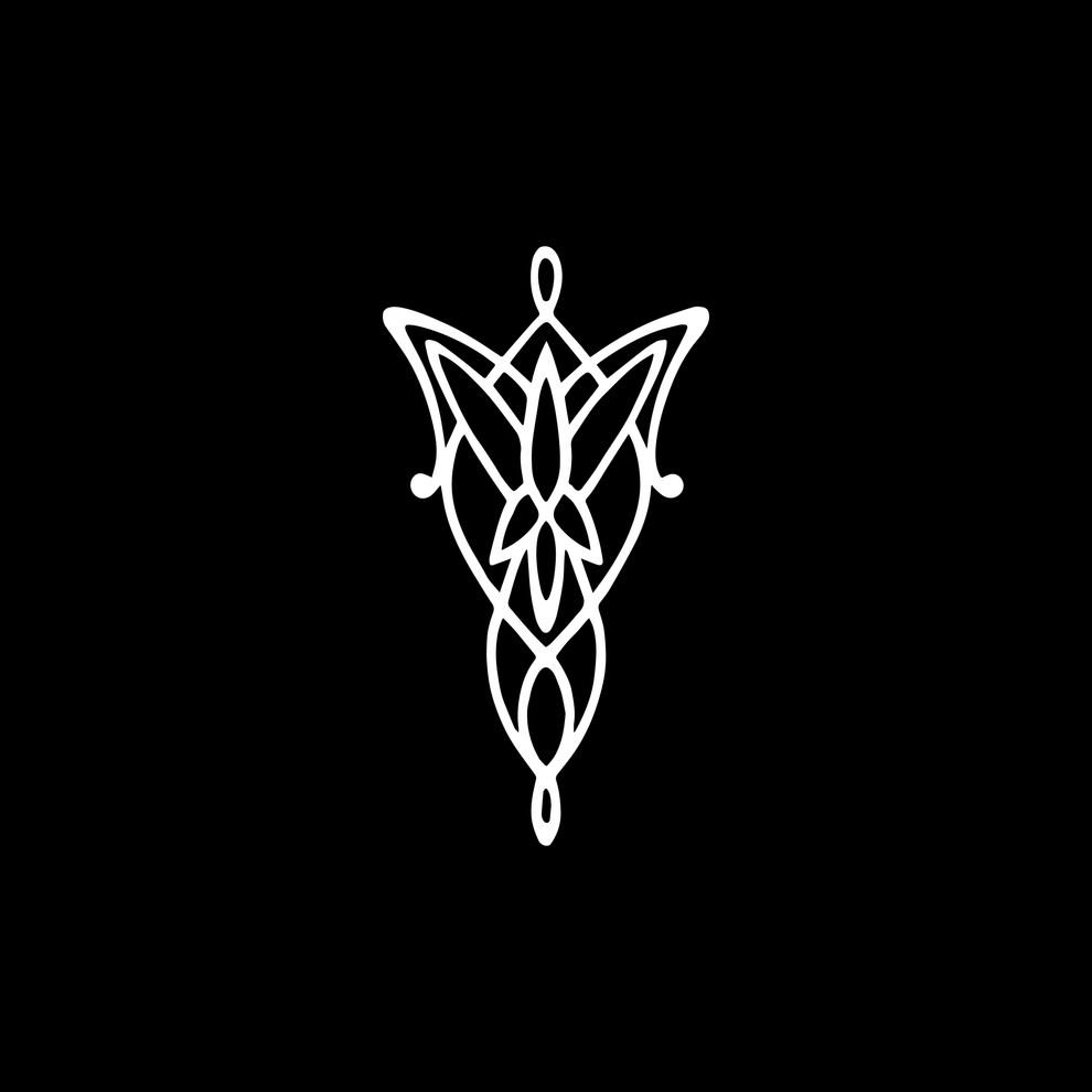 LOTR Lord of the Rings Arwin Evenstar Necklace Pendant – Goodall Vinyl