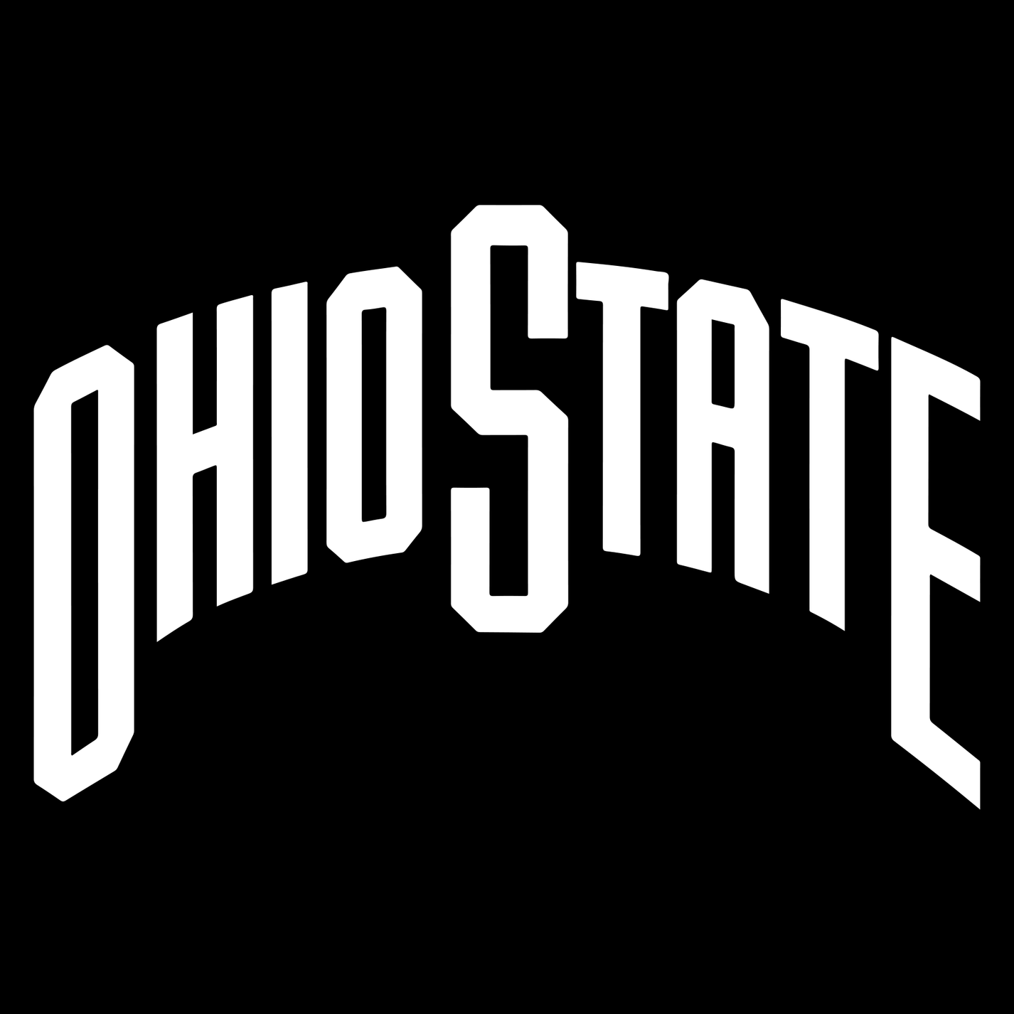 Ohio State University TEXT ONLY – Goodall Vinyl