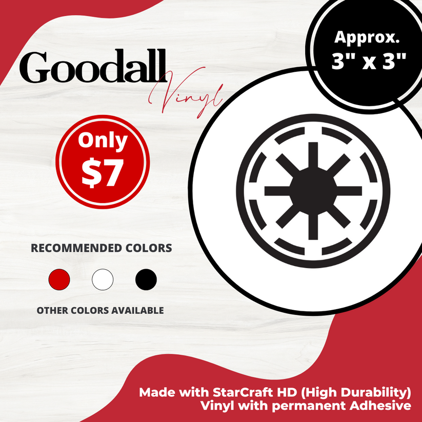 Star Wars Galactic Republic Symbol Logo – Goodall Vinyl