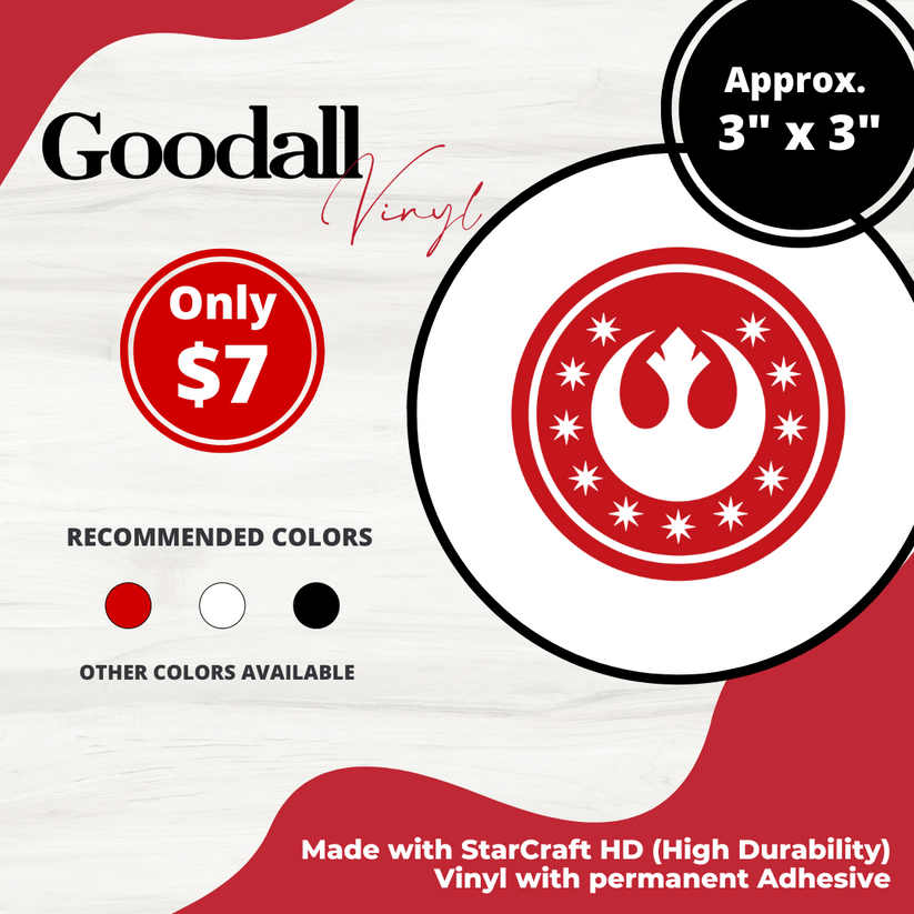 Star Wars New Republic Symbol Logo – Goodall Vinyl