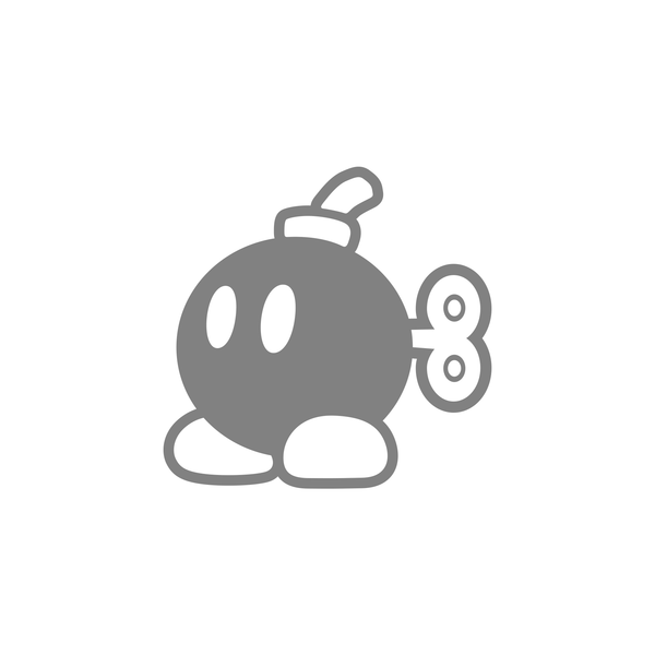 Super Mario Brothers Bomb – Goodall Vinyl